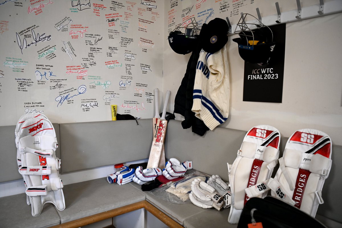 WTC Final: BCCI shares pictures of Indian dressing room minutes before ...