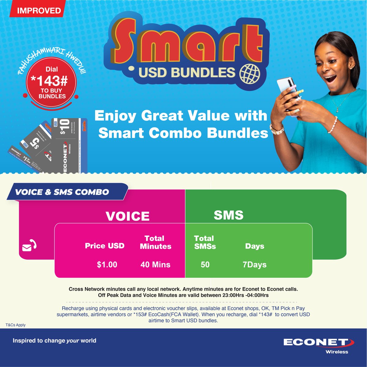 Econet Wireless On Twitter Buy And Enjoy Great Value With Smart Usd