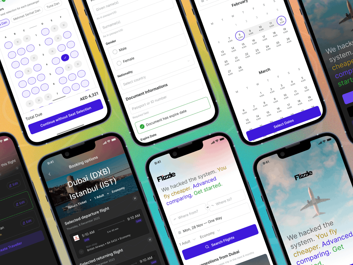 Craftwork on Twitter: "New release on Craftwork! 🛫 Flizzle is a prepped flight booking app ...