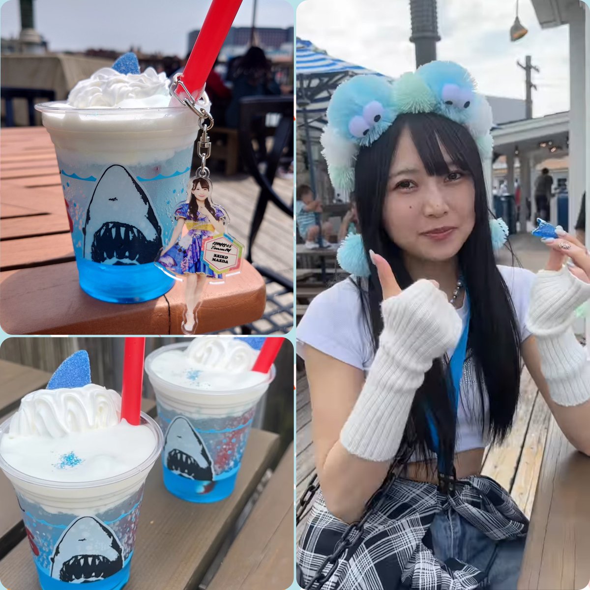 千明 on Twitter: "ジョーズとストロベリーと甘いビールで推し活よ #USJ #NMB48 #前田令子 #モル活 #佐月愛果 #ぴぴ活 #西由真 #西家のゆま活"