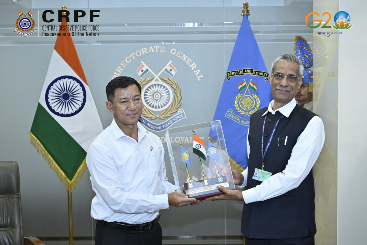 🇮🇳CRPF🇮🇳 on Twitter: "In the presence of Sh @sthaosen DG @crpfindia, #CRPF signed an MoU with ...