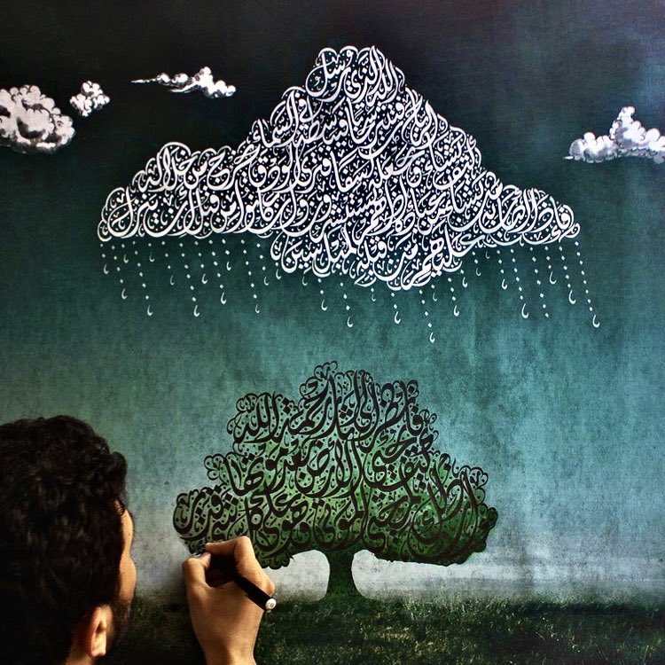 Arabic calligraphy is the most highly regarded element of Islamic art ...