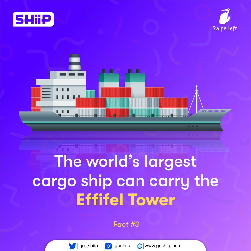 Ronnie of TBR🦋 on Twitter: "RT @go_shiip: We listed 3 fun logistics facts you probably didn't ...