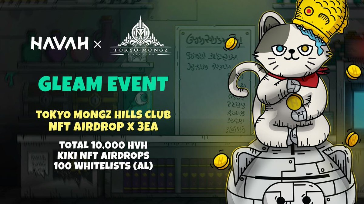 nftearn888.wallet (🏔 , ⛏)⚪⚫ #DackieSwap on Twitter: "RT @HAVAHofficial: [HAVAH x Tokyo Mongz ...