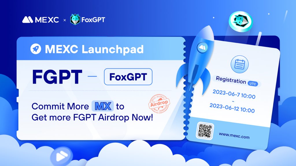 MEXC on Twitter: "#MEXCLaunchpad is here - Let's celebrate with @Fox_GPT 🔥 Hold 1,000 $MX to be ...
