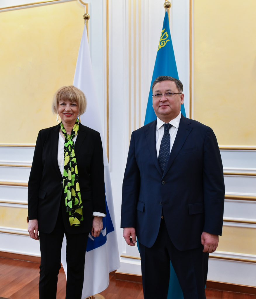 Astana International Forum on Twitter: "RT @MFA_KZ: Murat Nurtleu held a meeting with #OSCE ...