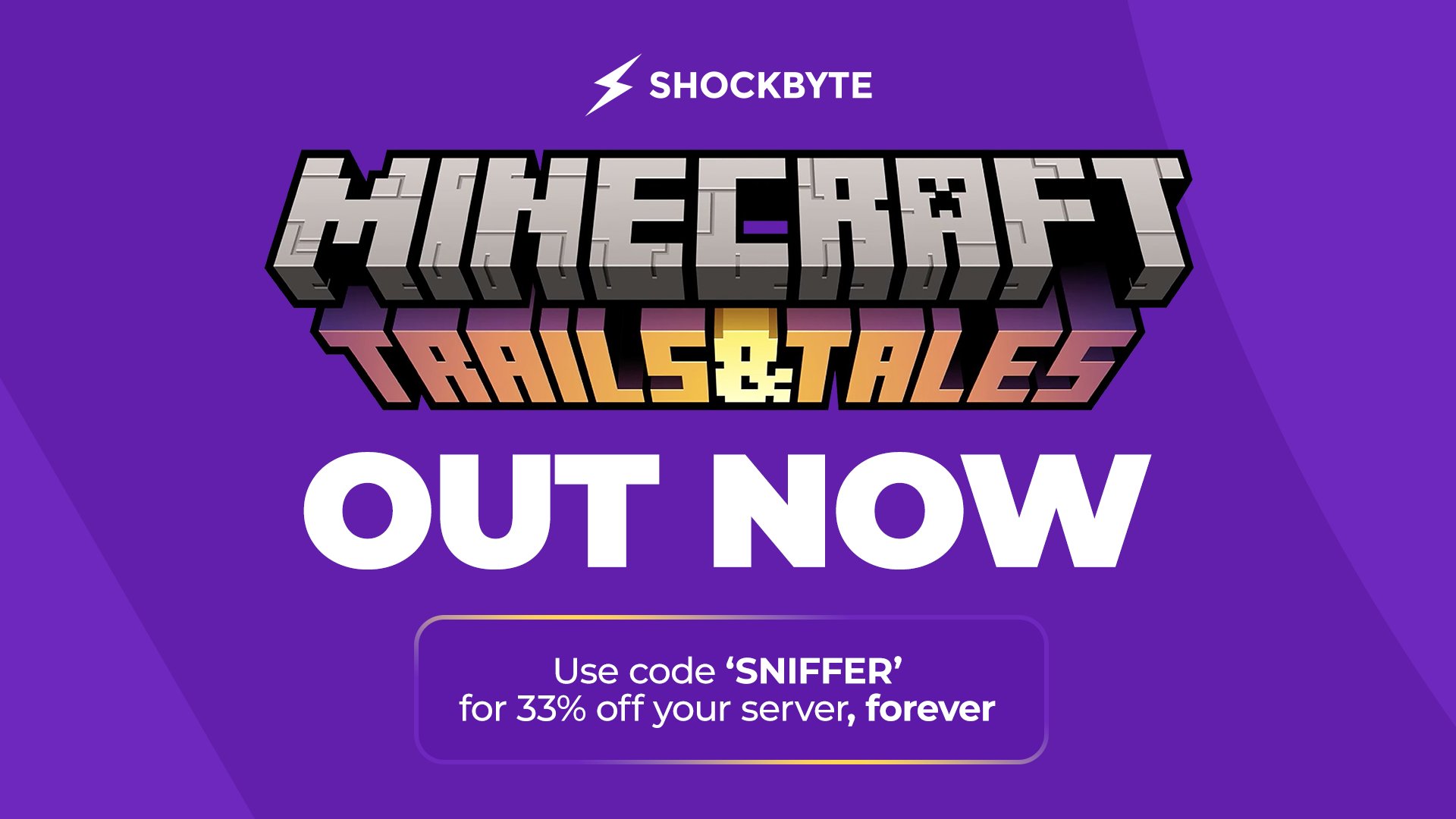 Shockbyte on Twitter: "Minecraft 1.20 has now been released! The update will be pushing on ...