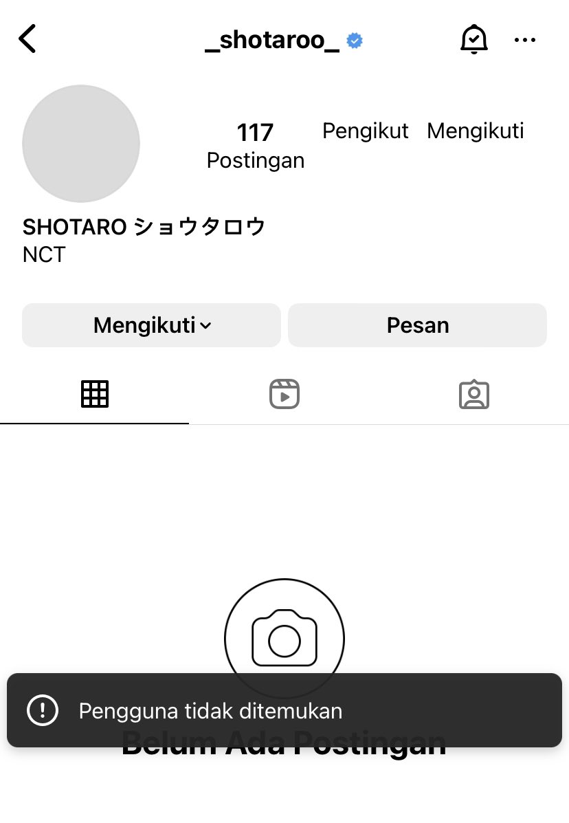 open dm | SMNBG COOMING SOON🚀 on Twitter: "Nbg! GUYS SHOTARO DEACT IG😭💔"