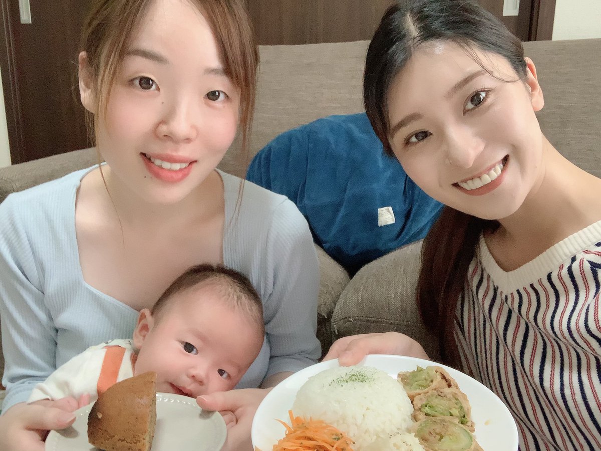りほ On Twitter ゆうちゃんandゆい君とおうちランチ🍙☀️ 前から手料理食べたいって言ってくれてたし、子育て大変そうでちゃんとご飯食べられてるか心配だったのもあって、ご飯とケーキを