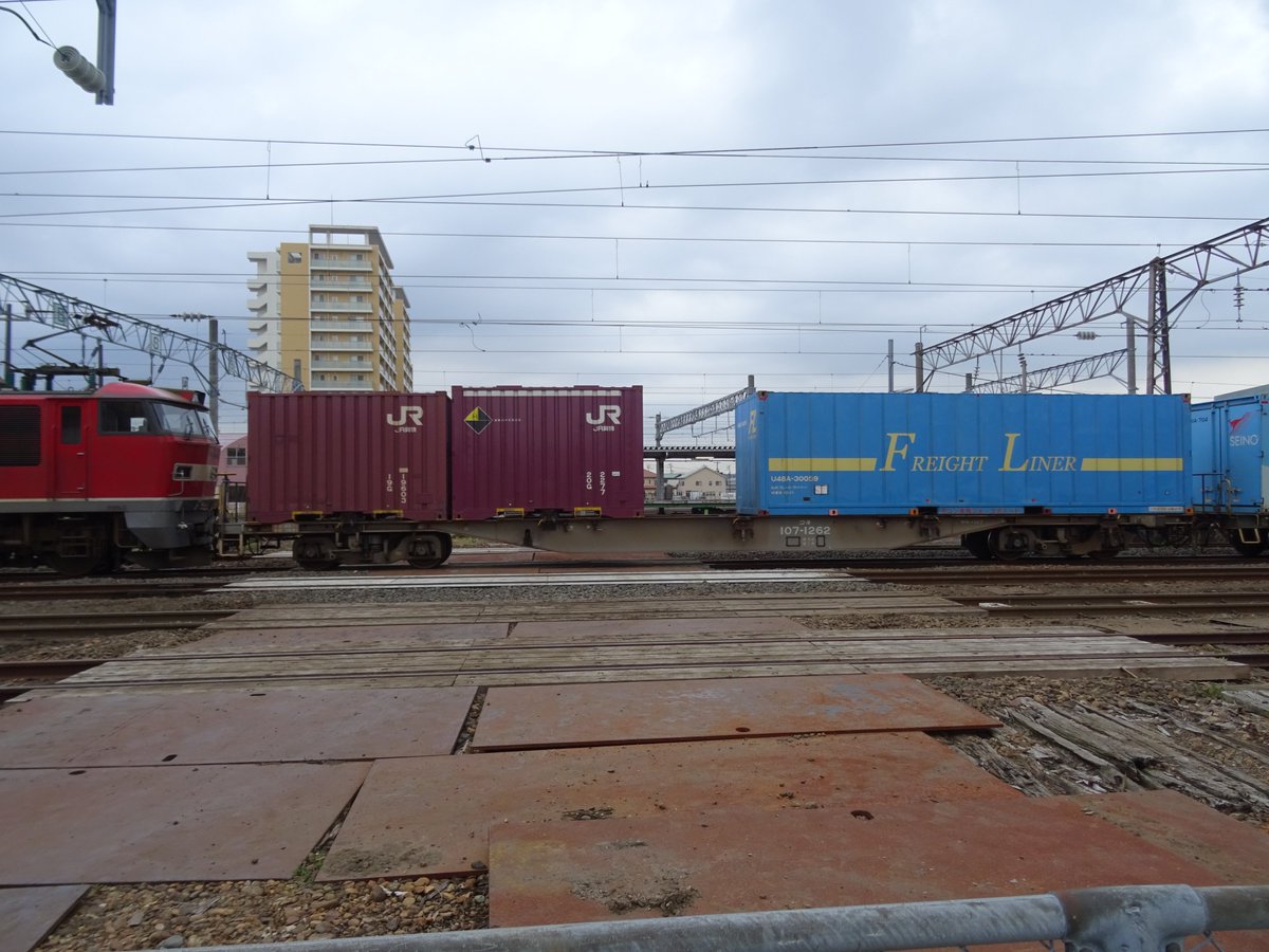 HAYAKOMA on Twitter: "今日（R05.06.07）の3099列車に載ってきた30/31ftコンテナ。 フレートライナーのU48A-30059の1個が載ってきました ...