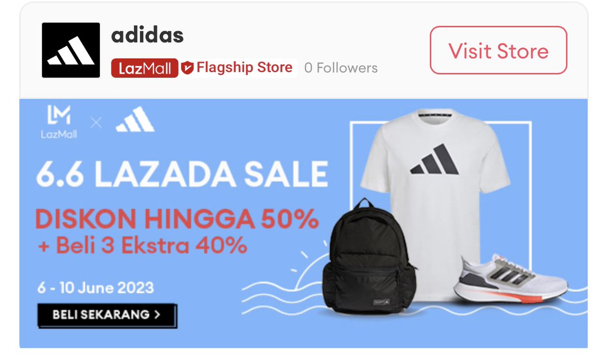 BerburuSale - Base Diskon Kukka on Twitter: "Cek adidas di Lazada! Lg flash Sale + extra diskon ...