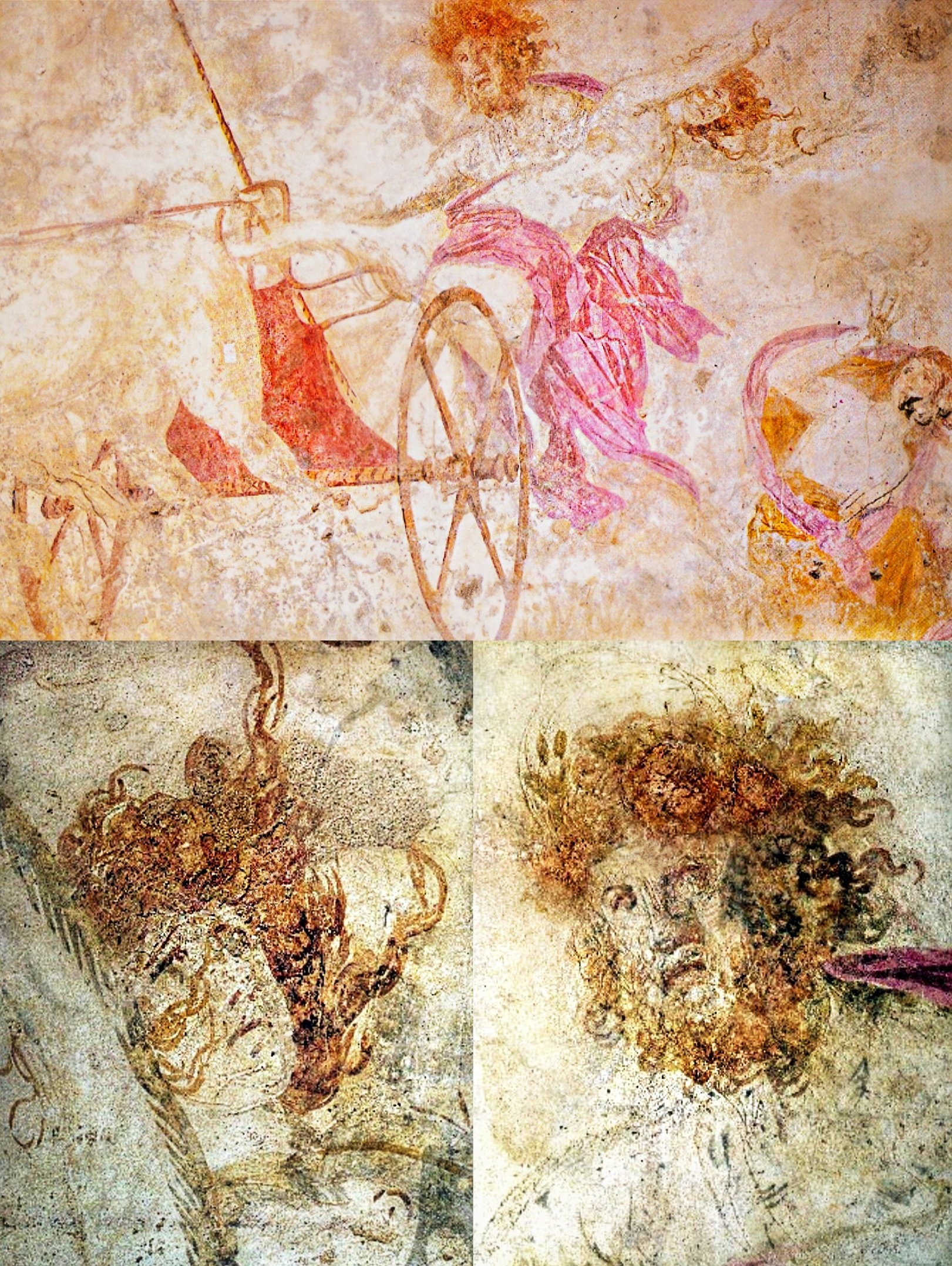 Hades Abducting Persephone Wall Painting