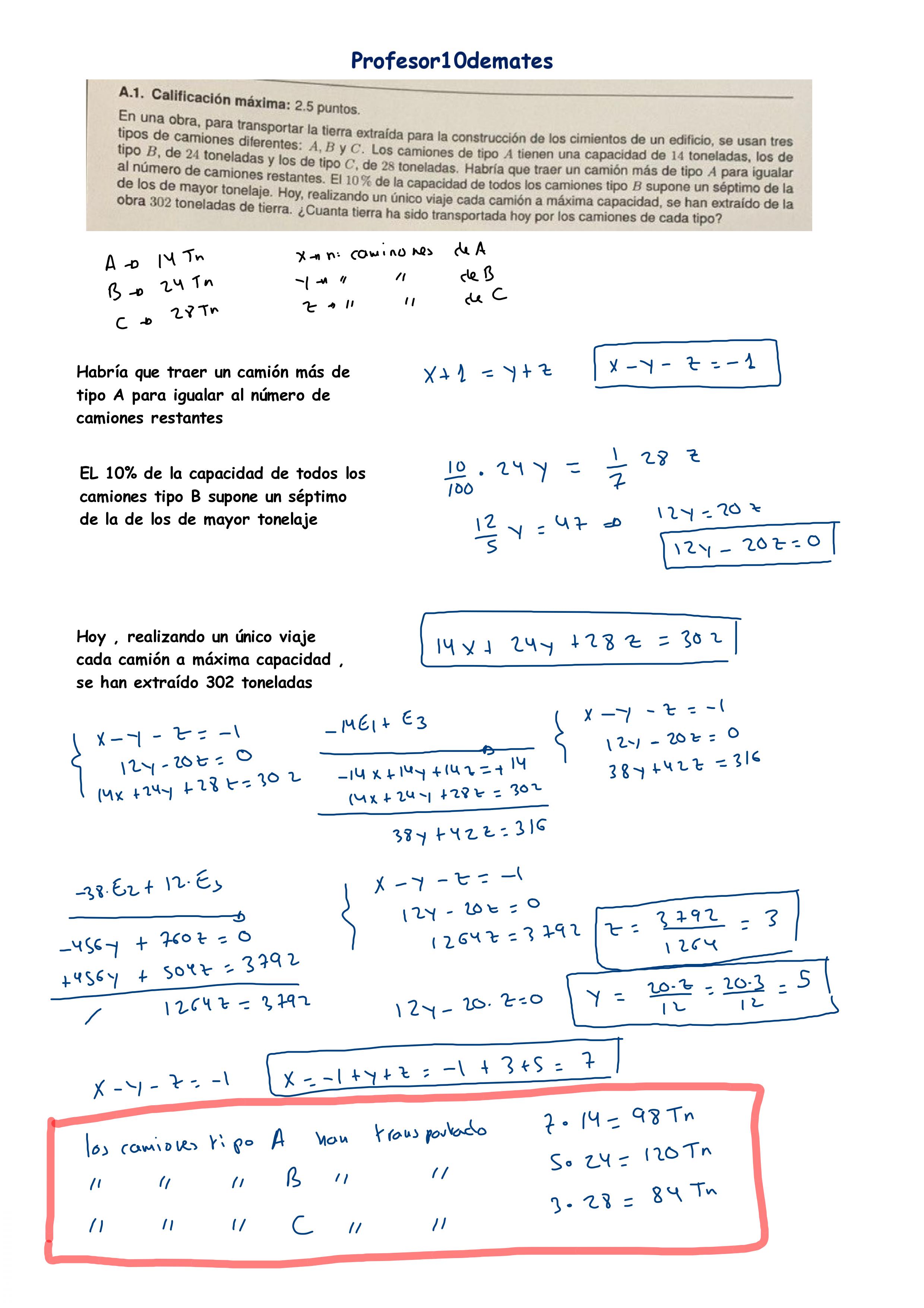 Ejercicios De Selectividad Resueltos Madrid Explicado Sencillamente: