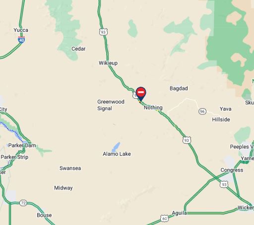 Arizona Milepost Map ADOT Future Expansion Projects In Mohave County