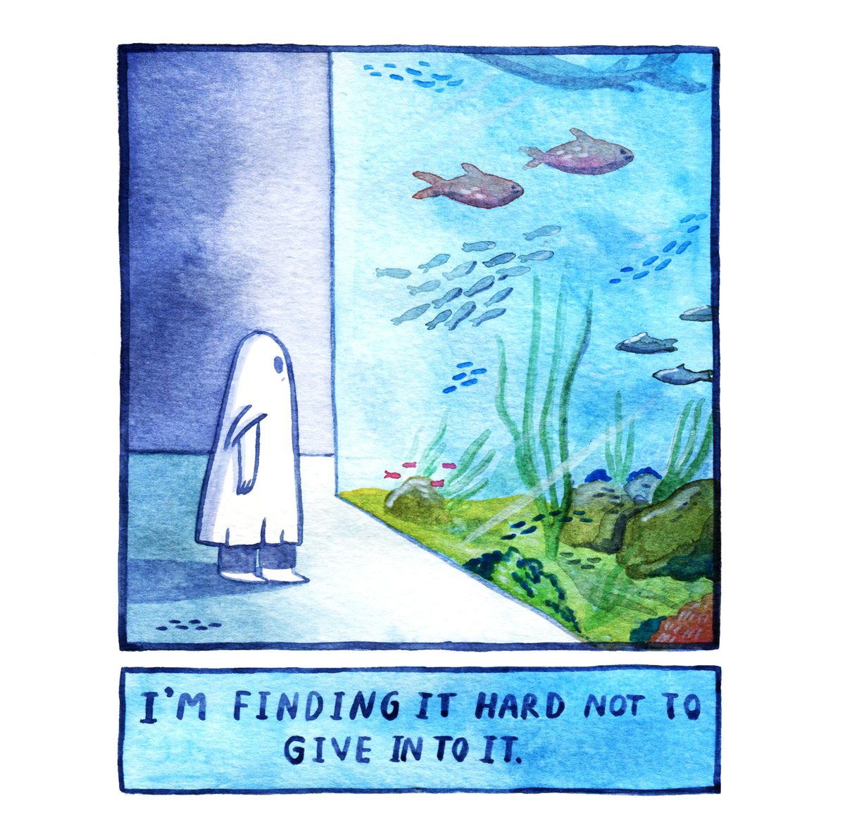 「even sad ghosts can't deny the magic of puppies 💖」The Sad Ghost Clubの漫画