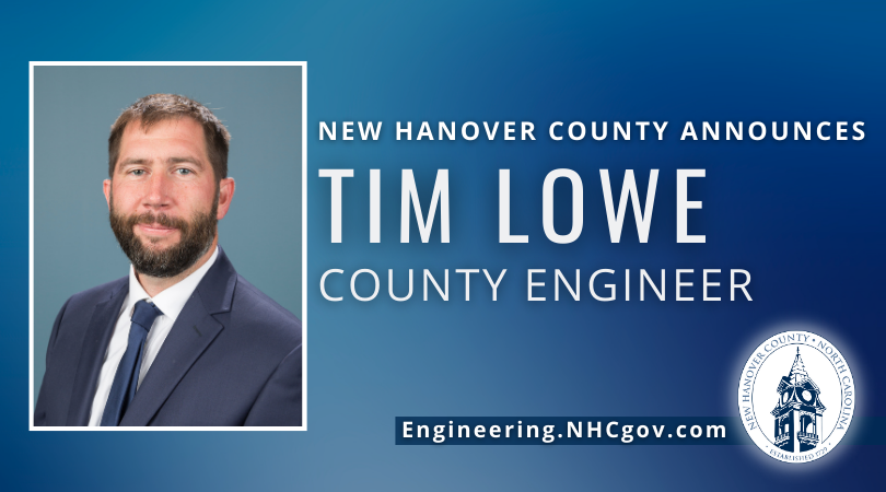 New Hanover County on Twitter: "Tim Lowe, Chief Project Engineer for Stormwater Services, has ...