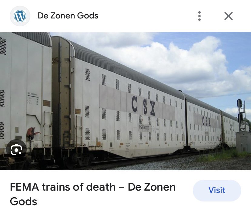 Fema Camps Trains