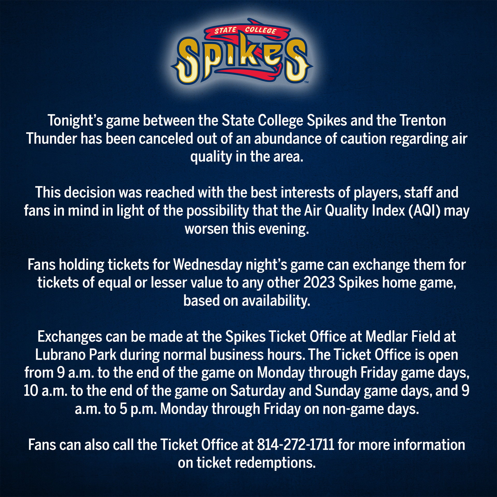 State College Spikes Logo Here's The Starting Lineup For The Spikes