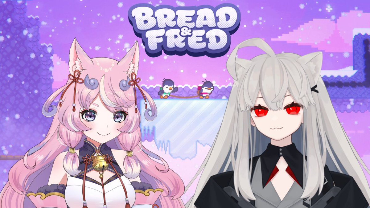 MOTHERv3 💾 VTuber on Twitter: "🐧SUPER excited for the Bread&Fred collab today at 9PM CDT with ...