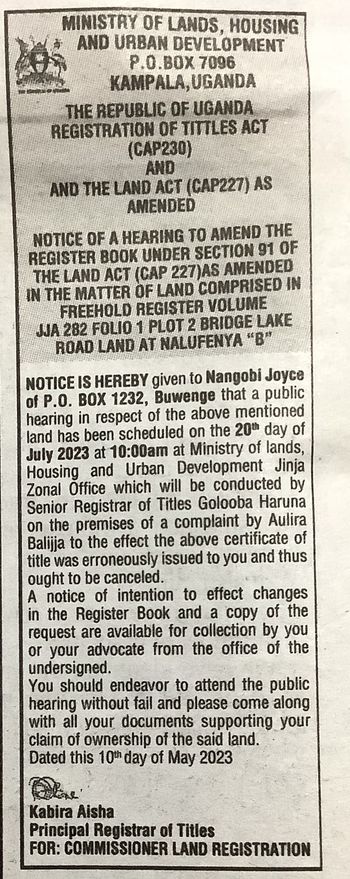 Ministry Of Lands Housing And Urban Development On Twitter The Public