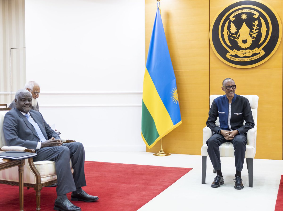 Office of the PM | Rwanda on Twitter: "RT @UrugwiroVillage: President Kagame received H.E Moussa ...