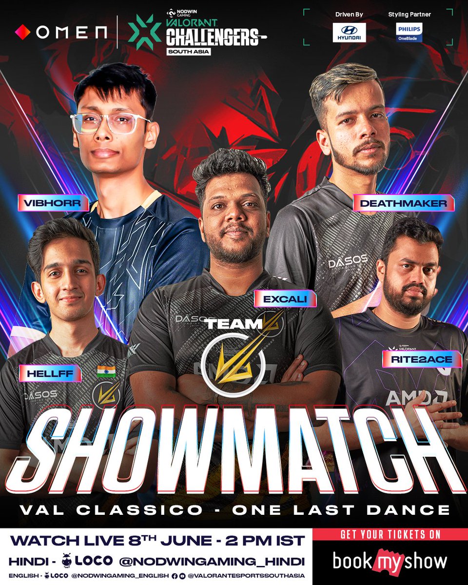 NODWIN Gaming on Twitter: "Introducing the Lineup of Team Velocity Gaming for the OMEN VALORANT ...