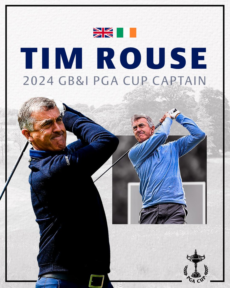 The PGA on Twitter: "The PGA is delighted to announce that Tim Rouse will Captain Great Britain ...