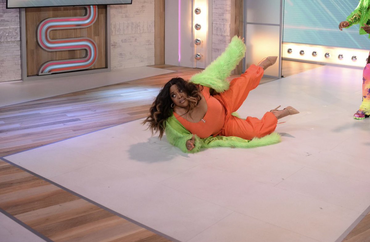 Trinity on Twitter: "I still can’t believe @sherrieshepherd did the slide!!!!🤭 She snapped 👏👏👏 ...