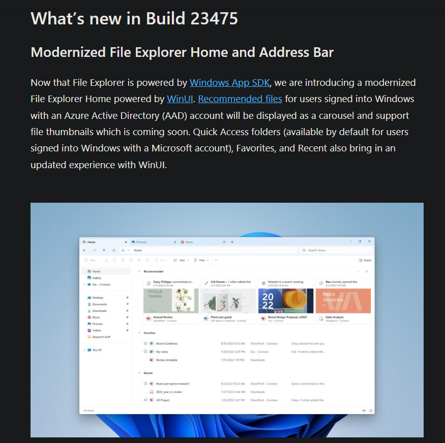 PhantomOcean3 💙💛 on Twitter: "Dev build 23475 is here, and it includes some neat features ...