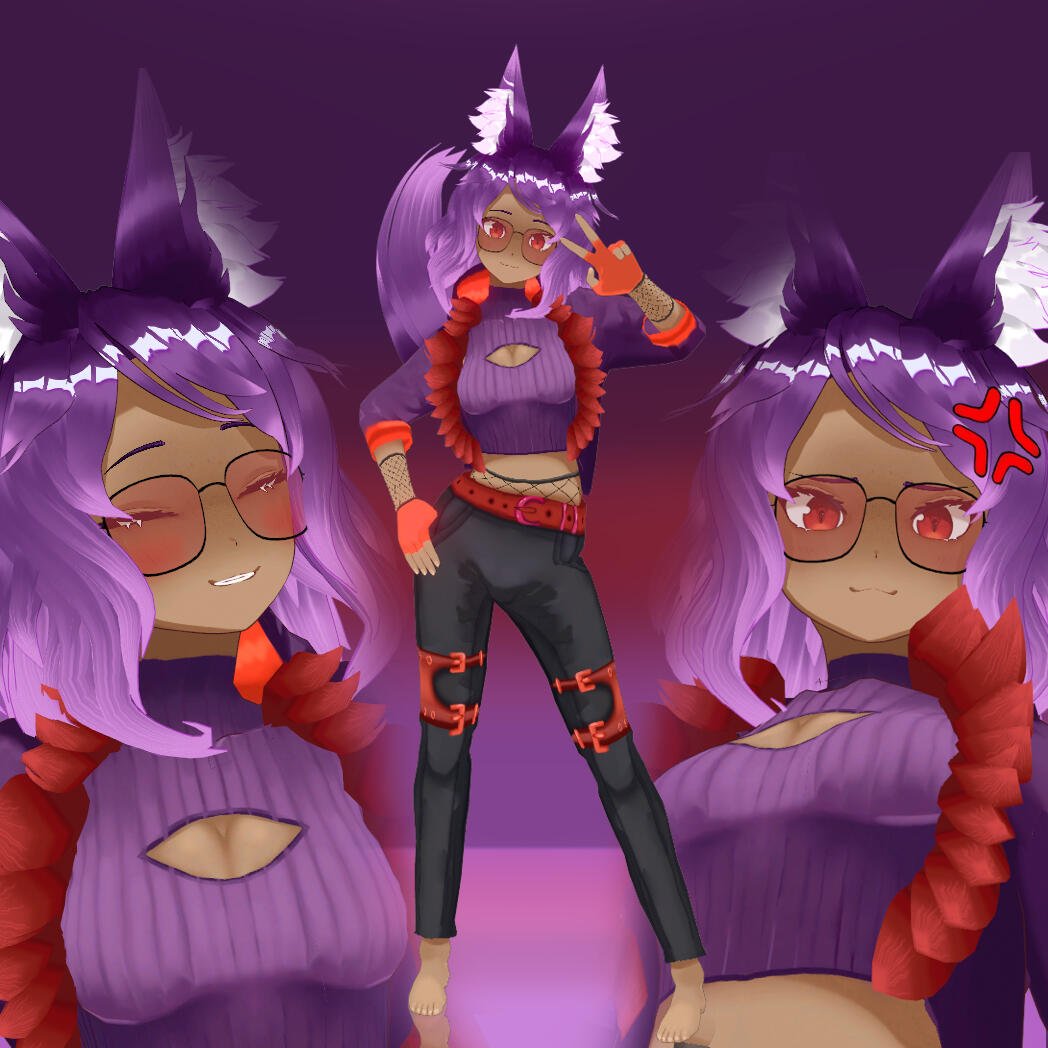 Norma_||Vroid||3DVtuber model artist||2D artist on Twitter: "☆*:.｡.o(≧ ≦)o.｡.:*☆ GUESS WHAT MY ...