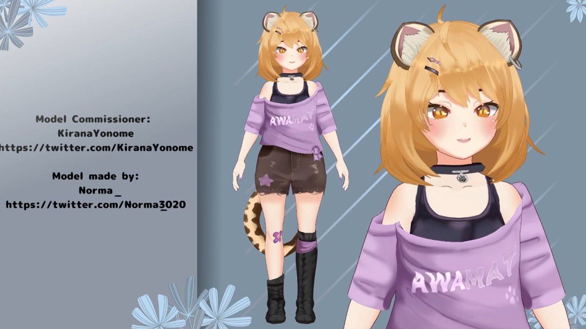 Norma_||Vroid||3DVtuber model artist||2D artist on Twitter: "☆*:.｡.o(≧ ≦)o.｡.:*☆ GUESS WHAT MY ...