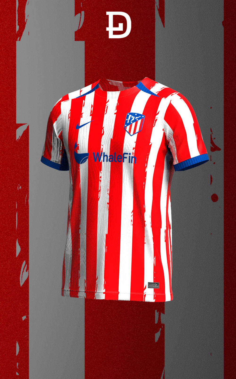 DesignFootball.com on Twitter: "Atlético (de) Madrid have played around with their stripes a lot ...