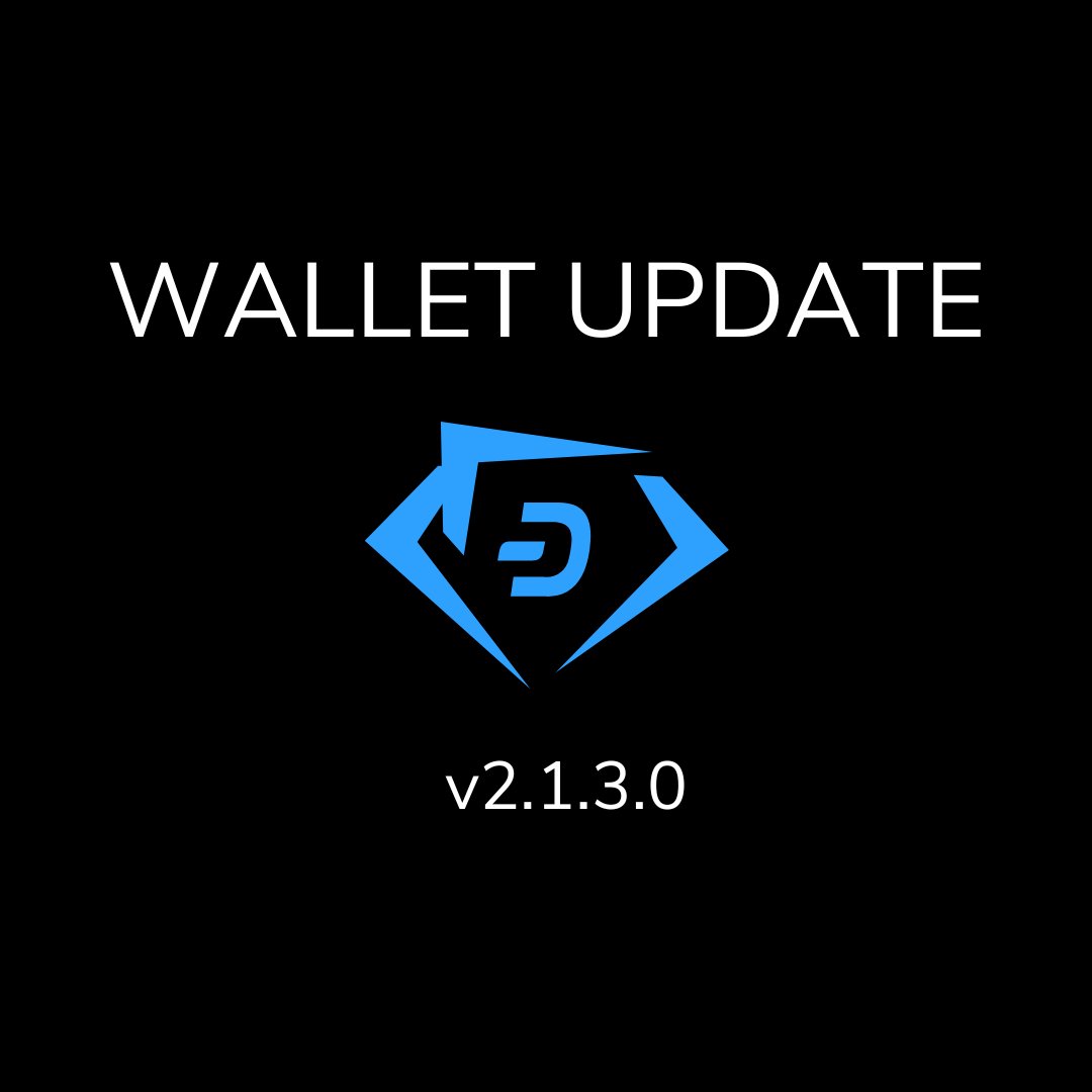 dashdiamond on Twitter: "Exciting news! 📢 A new Wallet Update is available for download. It's ...