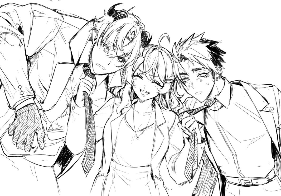 「The cat and the dog belong to my friends michiroon and sxae 」🌸Sasu🌸の漫画