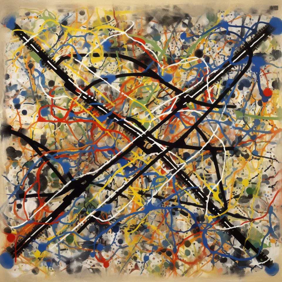 AK on Twitter: "Jackson Pollock"