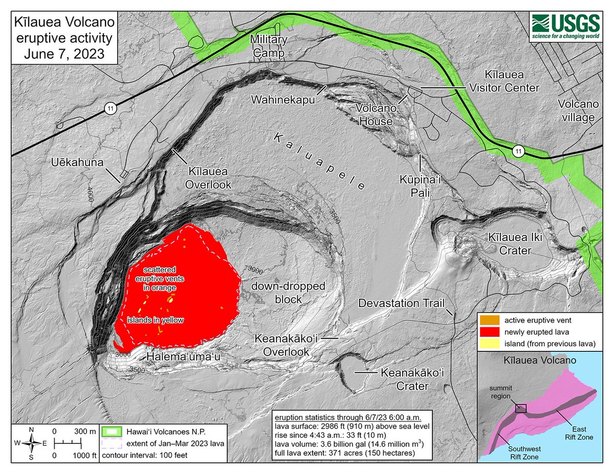 Kilauea Map