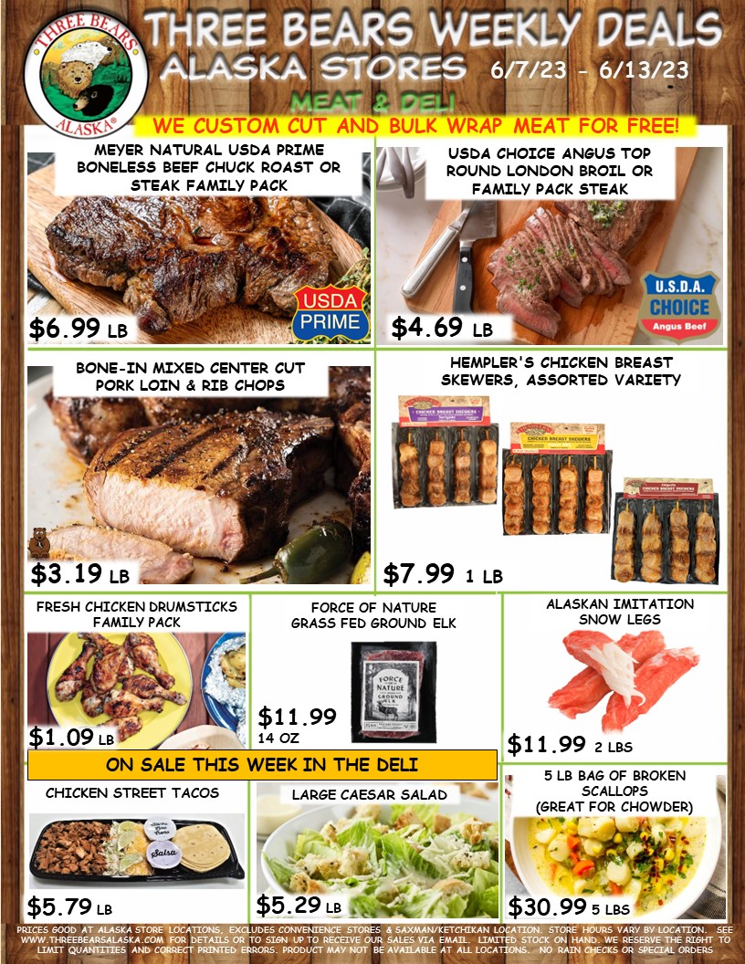 Three Bears Alaska on Twitter: "This Week's Sales Ad from Three Bears ...