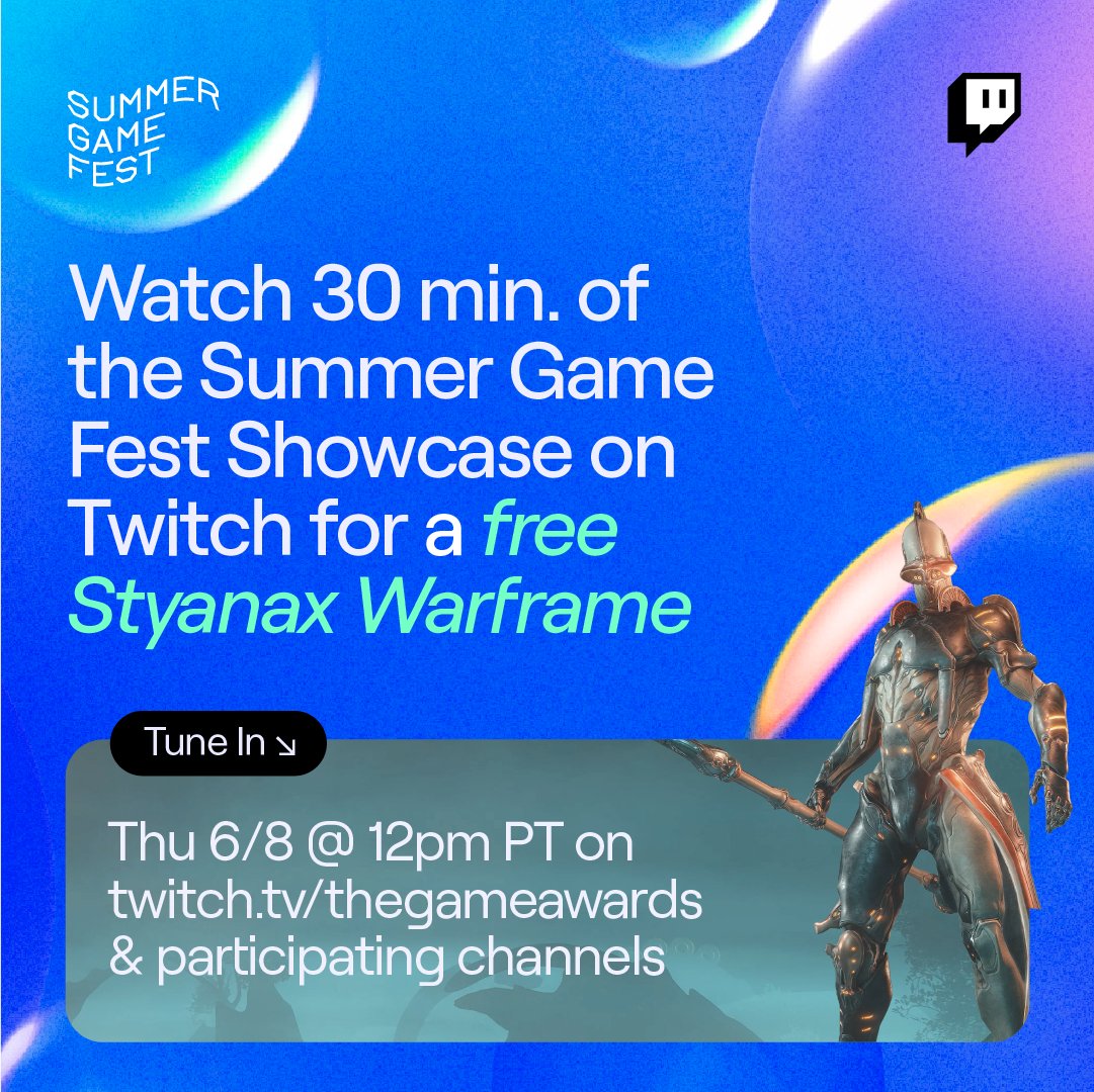 Twitch on Twitter: "Making the #SummerGameFest Showcase even sweeter with Drops from ...