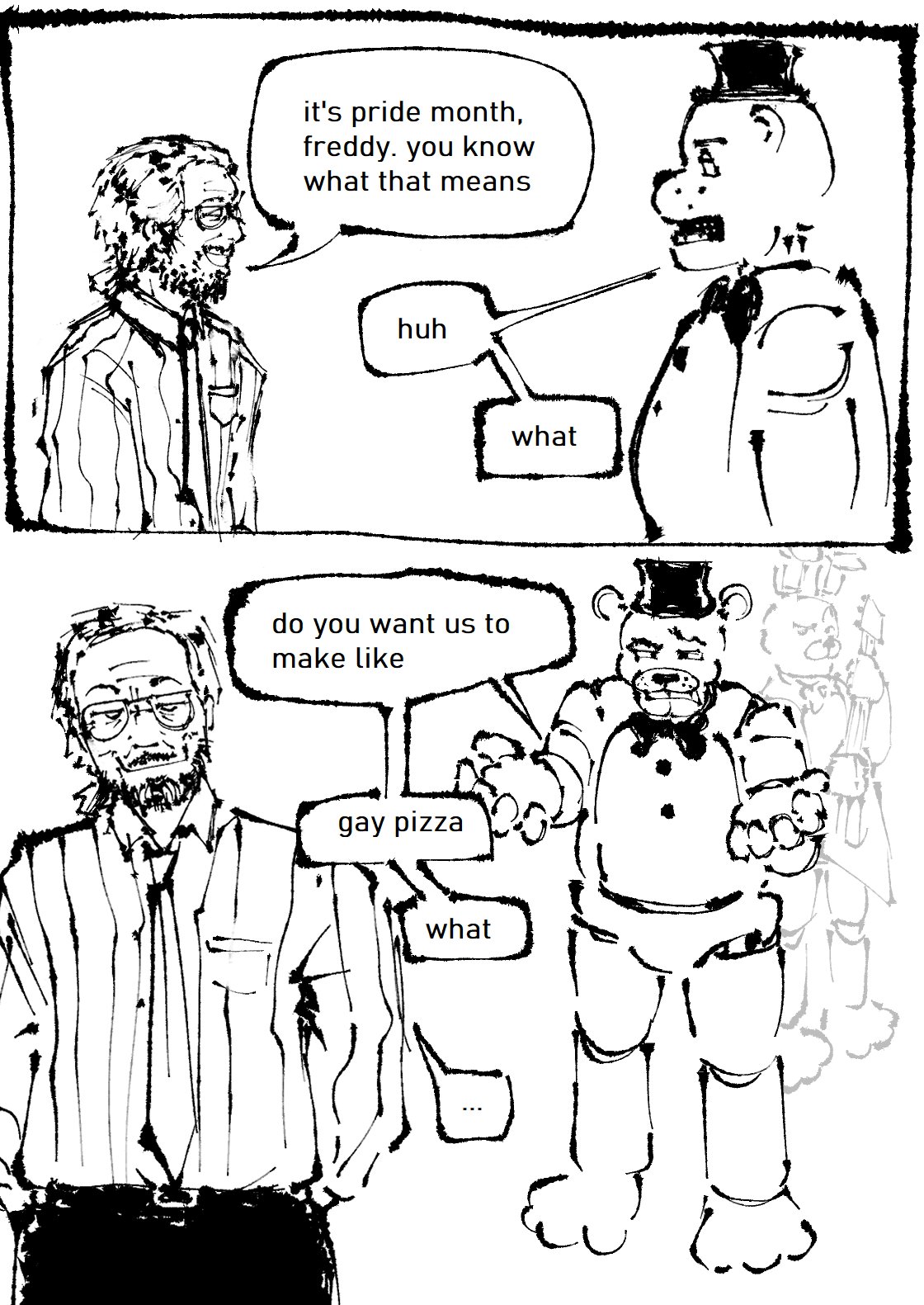 💜rome Roman♡ On Twitter Happy Pride Month 3 Fnaf Fnaffanart