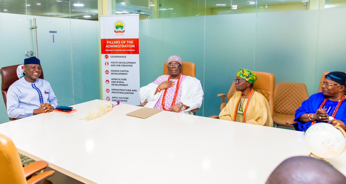 Government of Ekiti State on Twitter: "ADO-EKITI | WEDNESDAY, JUNE 7, 2023 Ekiti State Governor ...