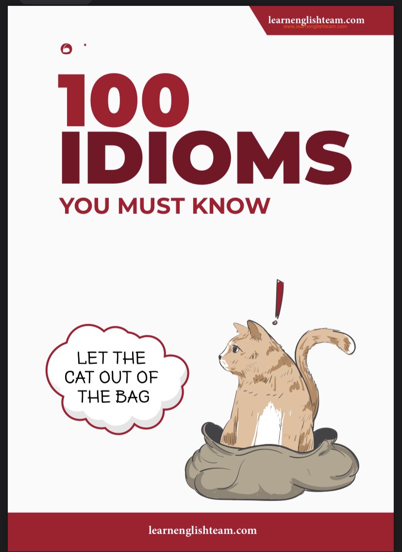 bb💖 on Twitter: "เสิร์ช idioms pdf ได้นะมีเยอะเลย https://learnenglishteam.com/commonly-used ...