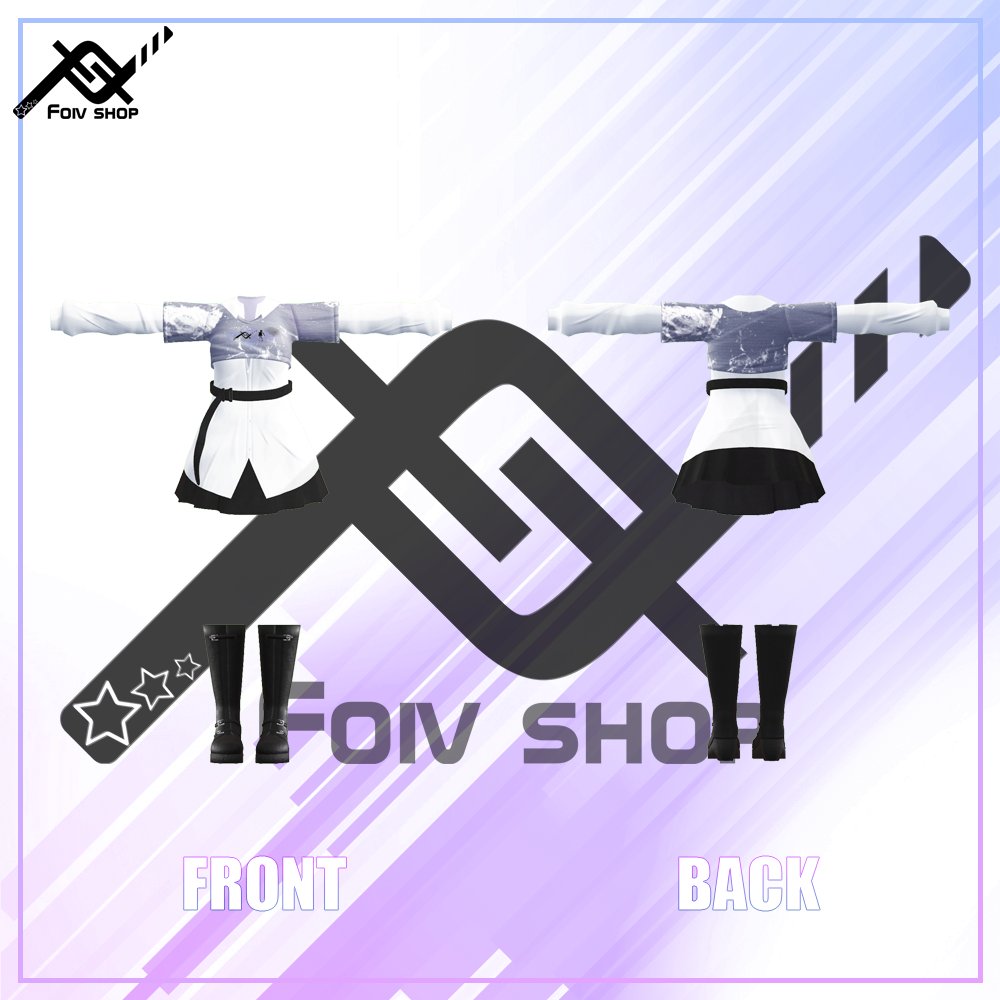 ふぉいぶ🎶🦋 on Twitter: "RT @foivrchat: 「3D衣装モデル」レイヤードシャツ (Layered Shirts) 6月の新作衣装です！ 販売記念1週間だけフルセット ...