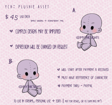 𝕄𝕪𝕥𝕙𝕚𝕔𝕊𝕚𝕘𝕙𝕥𝕤 on Twitter: "Taking 4 slots Plushie YHC Asset 🔹Turn yourself into a marketable ...