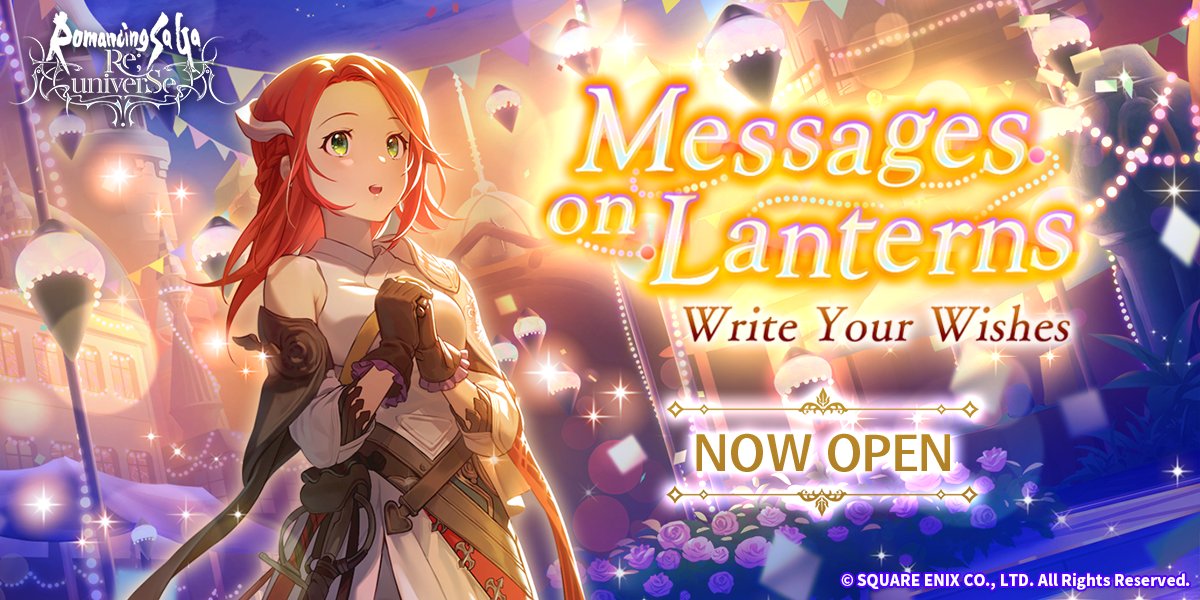 Romancing SaGa Re;univerSe on Twitter: "Dear Players 📣 Our 3rd Anniversary Community Campaign is ...