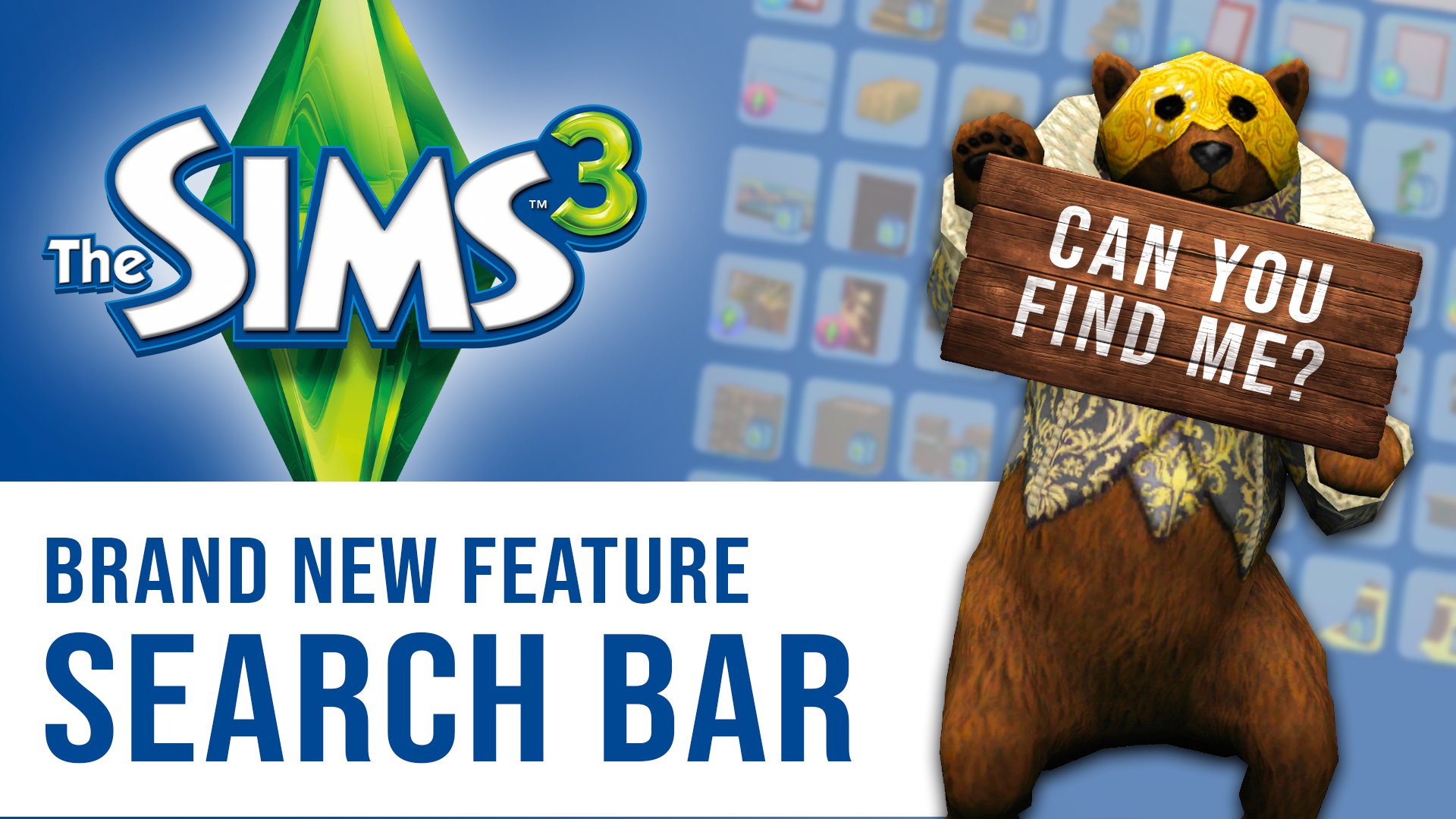 SimMattically on Twitter: "The Sims 3 got a search bar in buy mode - a feature straight from The ...