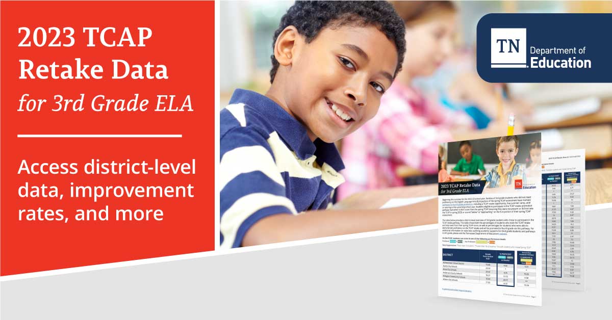 TN Dept of Education on Twitter: "Today, the department released ...