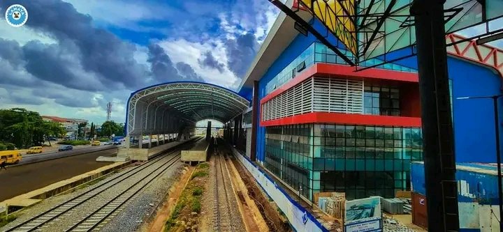 Journalist KC on Twitter: "Ikeja Train Station of the ongoing Red Line Rail Project connected ...