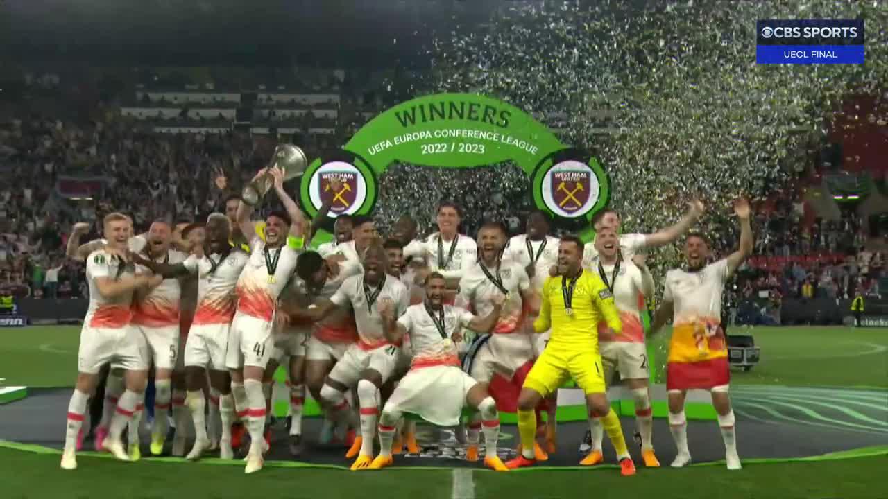 CBS Sports Golazo ⚽️ on Twitter: "WEST HAM ARE THE 2022/2023 #UECL CHAMPIONS 🏆 https://t.co ...