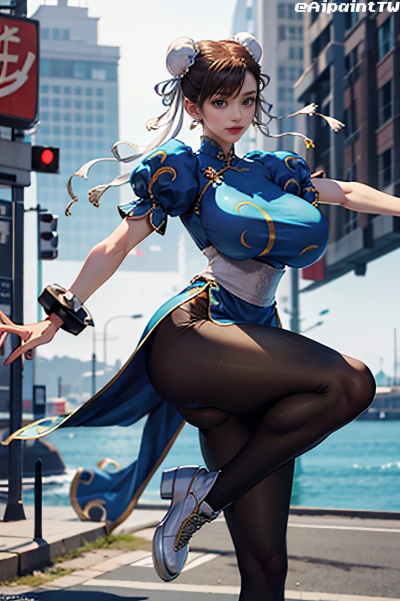 ArtNudeTW on Twitter: "RT @AipaintTW: チュン・リー #ふともも #pixiv今日のお題 #チュン・リー #AIコスプレ (1/1)"