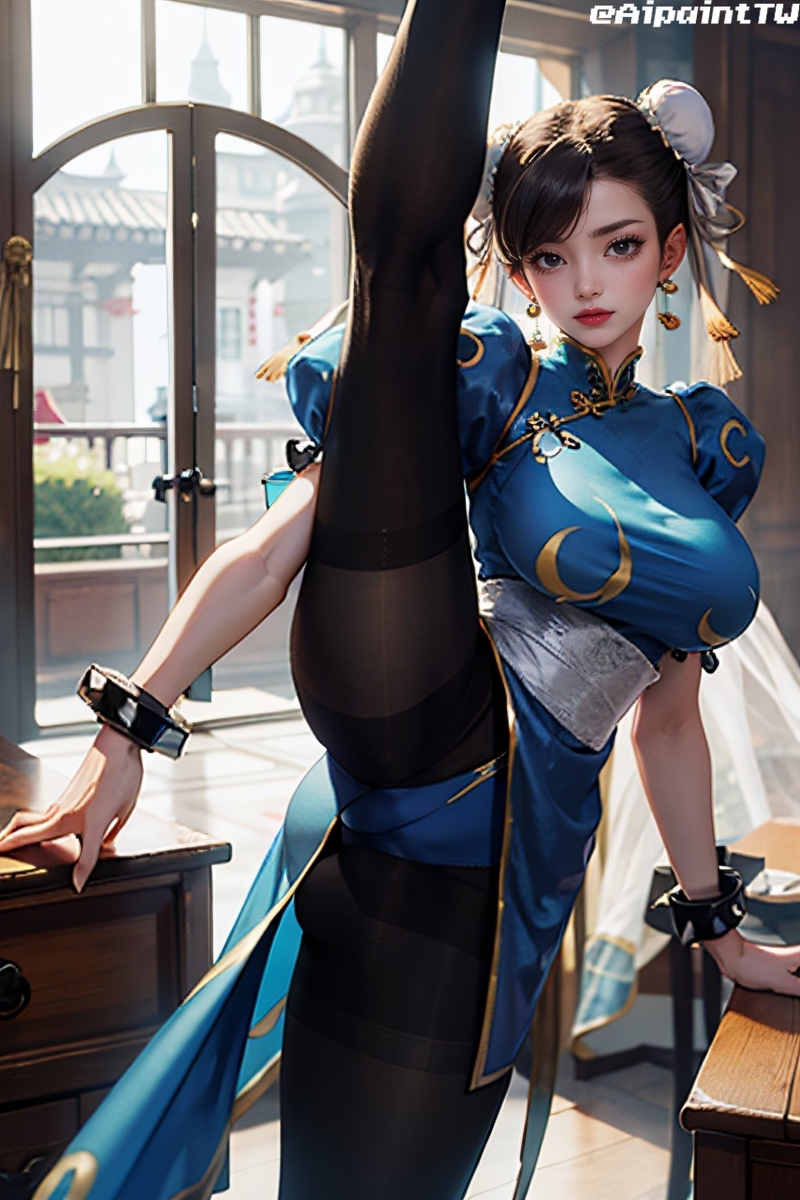 ArtNudeTW on Twitter: "RT @AipaintTW: チュン・リー #ふともも #pixiv今日のお題 #チュン・リー #AIコスプレ (1/1)"